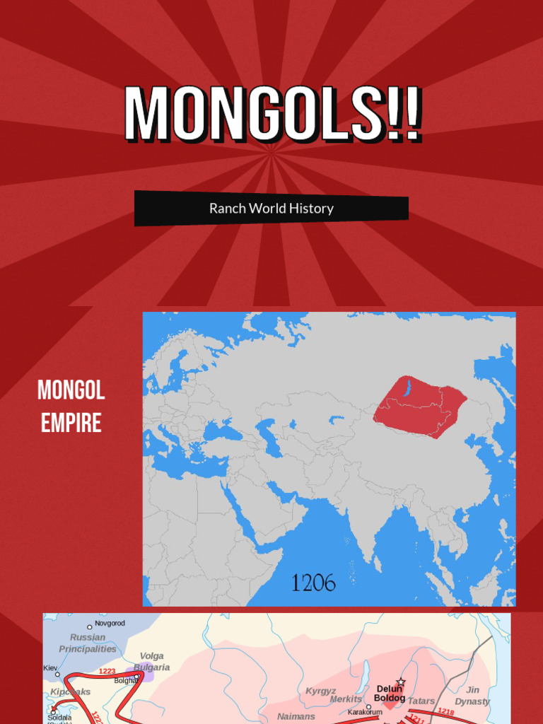Mongols AP World | PDF | Mongol Empire