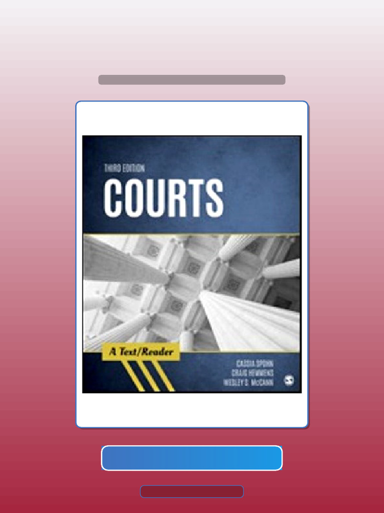 Courts a TextReader 3rd Edition Cassia Spohn Craig Hemmens Wesley S ...