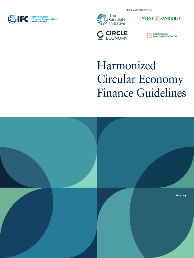 Harmonized Circular Economy Finance Guidelines | PDF | Sustainability ...