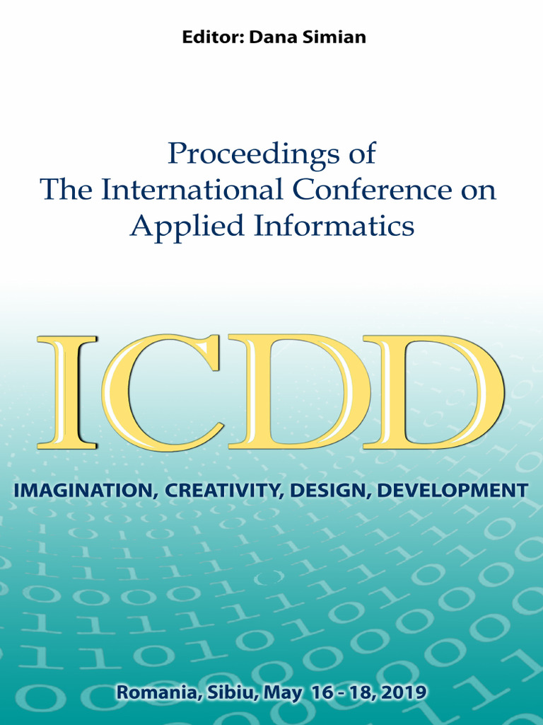 ICDD 2019 Proceedings: Applied Informatics | PDF | Email Spam | Computing