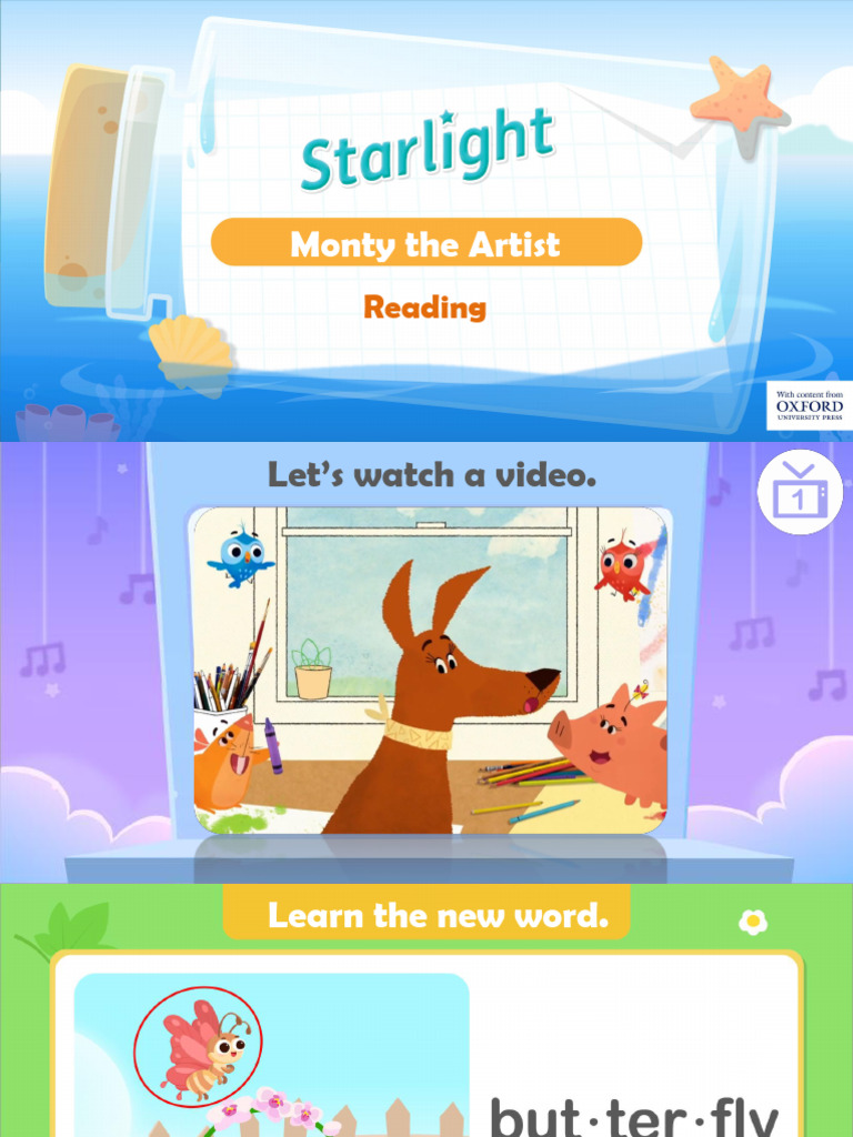 4. Monty the Artist Reading | PDF
