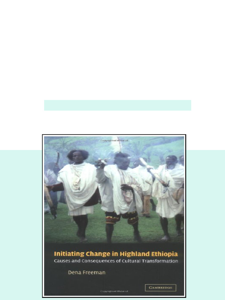 (Ebook) Initiating Change in Highland Ethiopia: Causes and Consequences ...