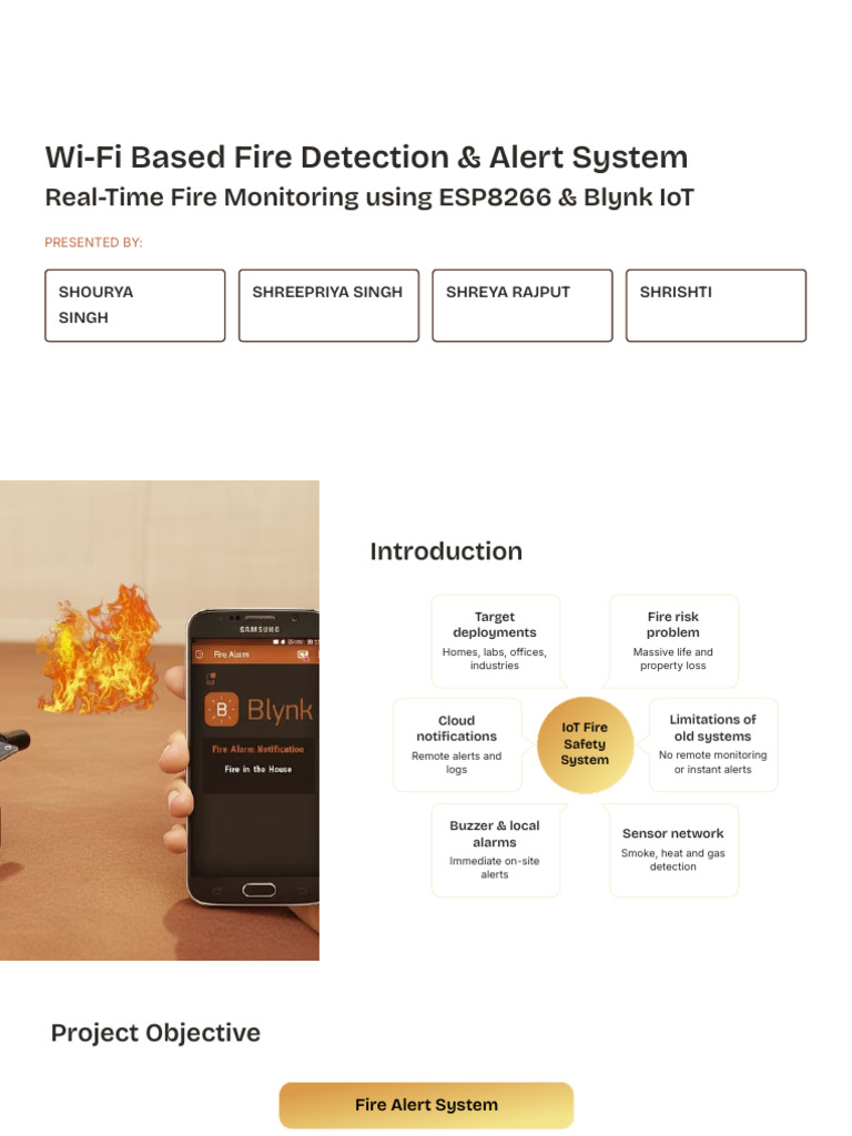 Wi Fi Based Fire Detection and Alert System | PDF | Internet Of Things ...
