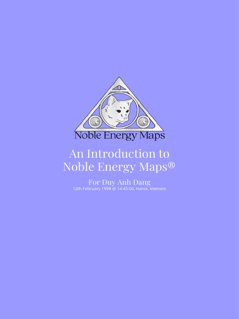 Understanding Noble Energy Maps® | PDF | Mind | Emotions