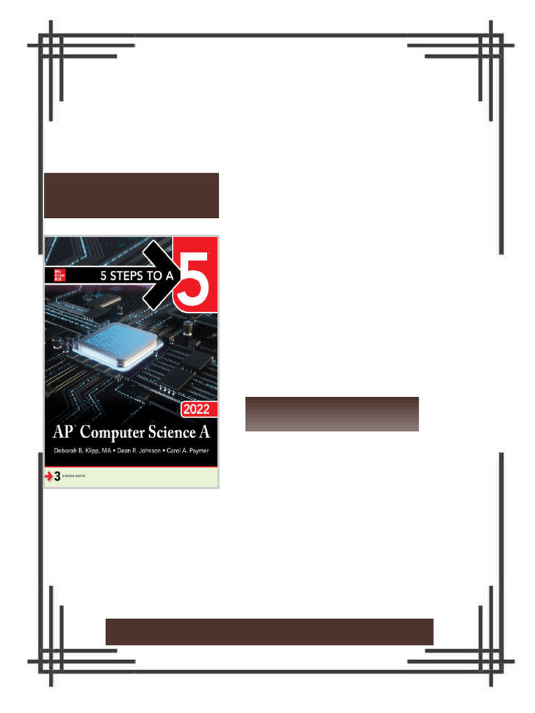 5 Steps to a 5: AP Computer Science A 2022 Dean R. Johnson ebook high ...