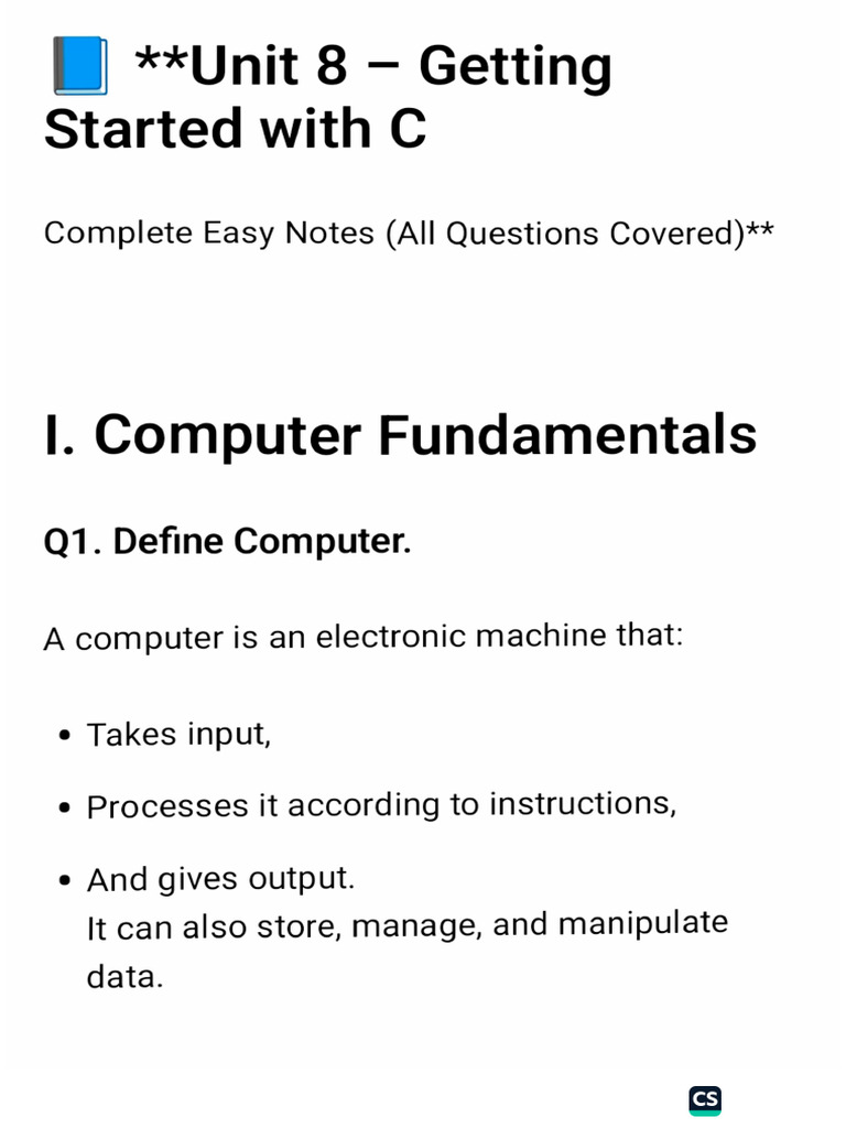 Chapter 8 Most Important Question | PDF