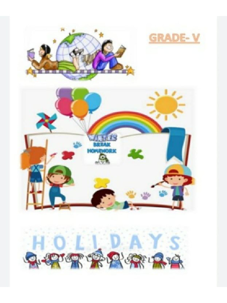 Holiday Homework, Class V | PDF