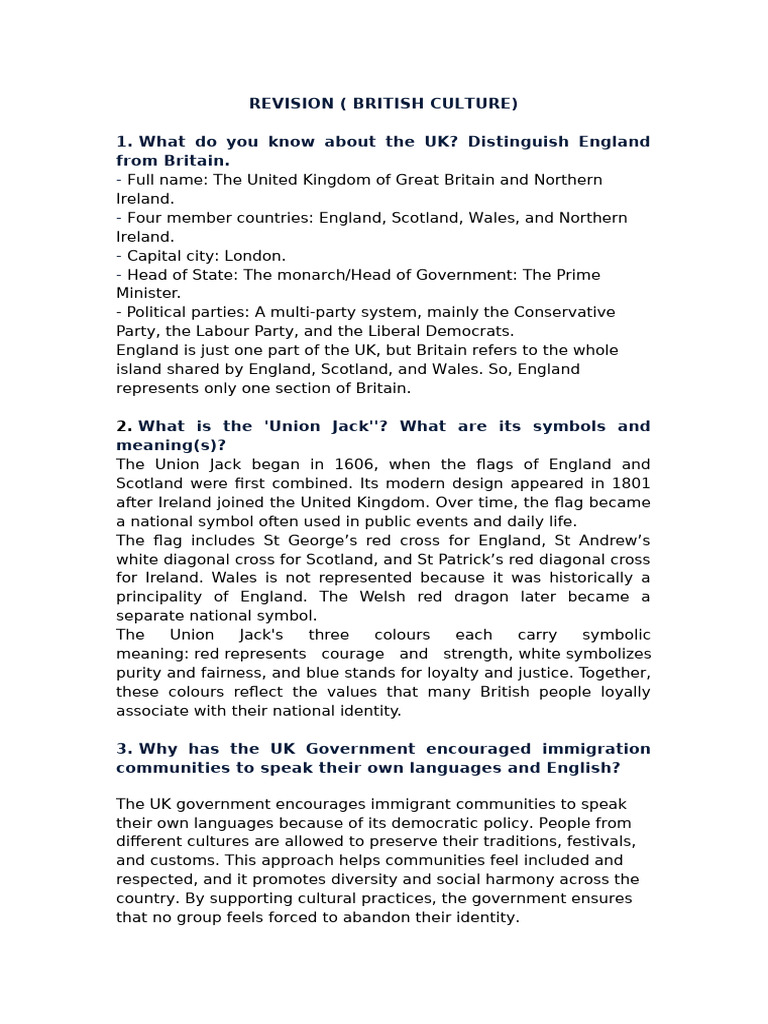 REVISION | PDF | English Language
