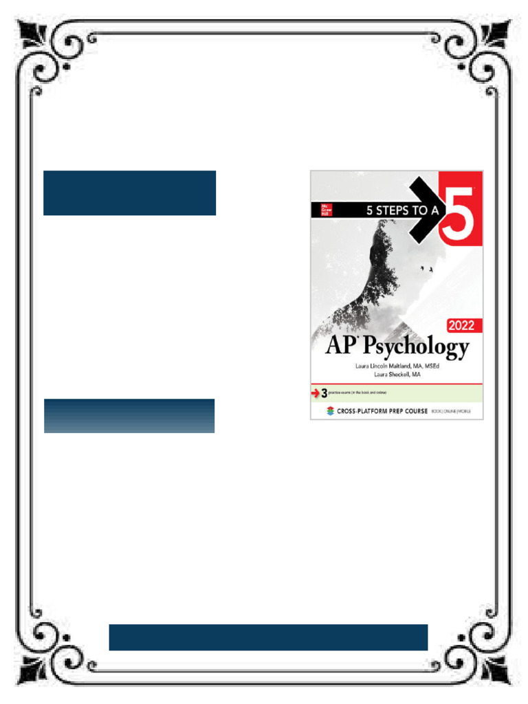 5 Steps to a 5: AP Psychology 2022 1st Edition Laura Lincoln Maitland ...