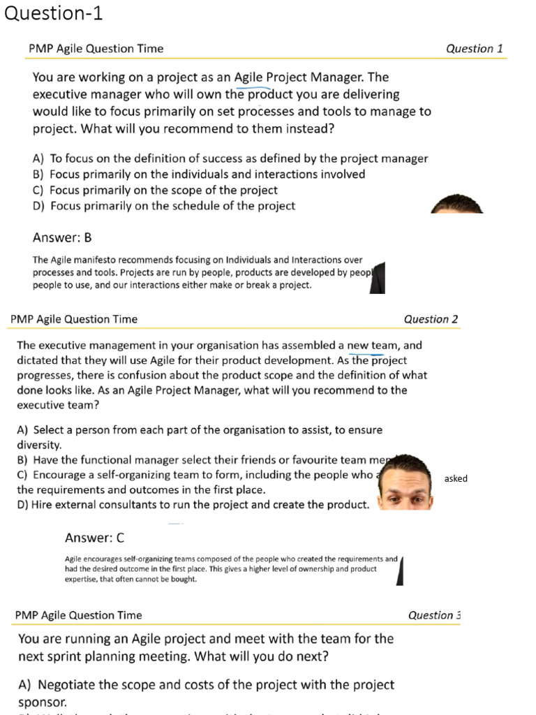 agile questions | PDF