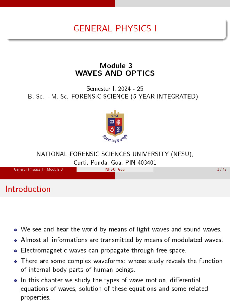 Waves and Optics in General Physics | PDF | Waves | Diffraction