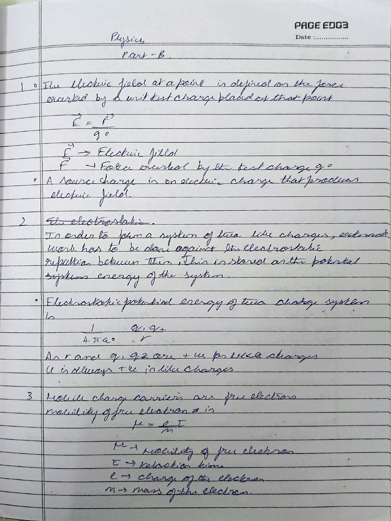 Physics Model Question Paper | PDF