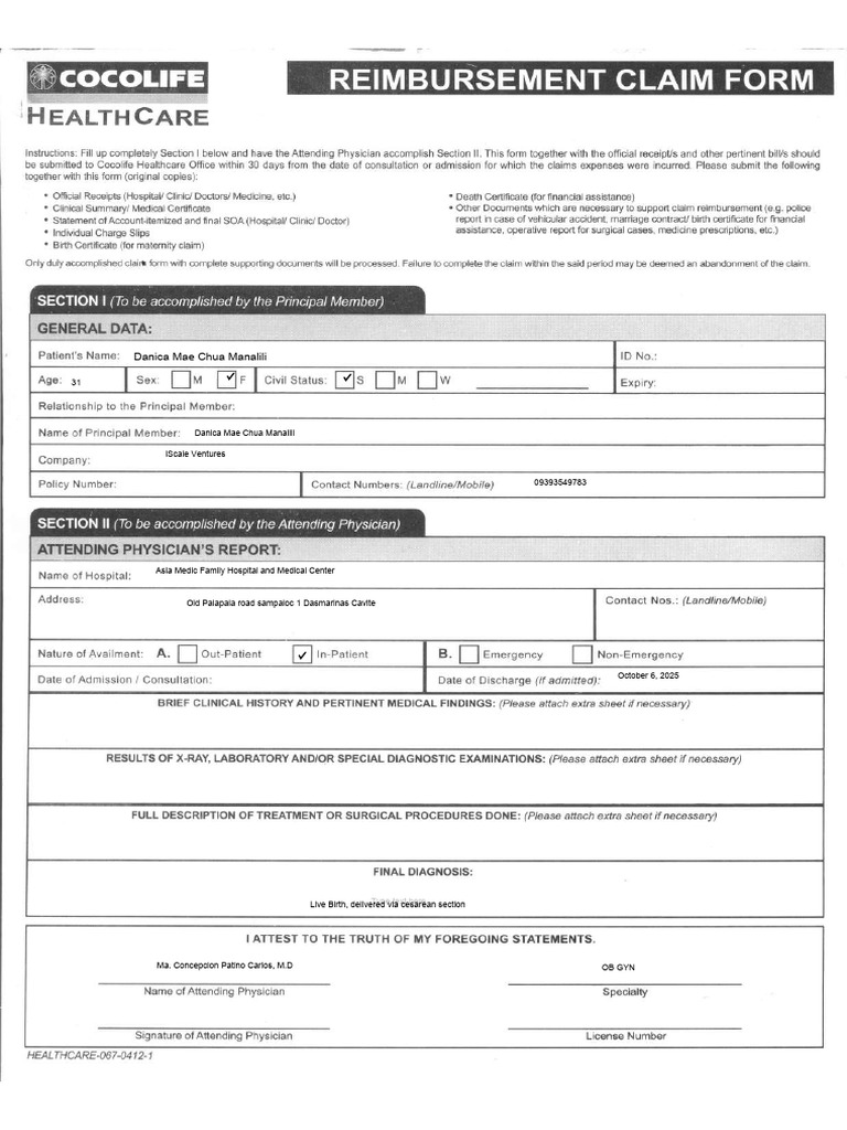 Reimbursement Form Ventures (3) | PDF