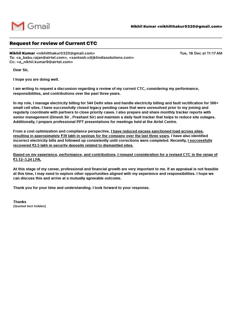 Request for CTC Review Discussion | PDF