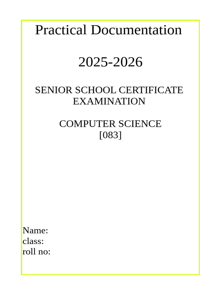 12th Practical | PDF | Computer File | Computer Engineering