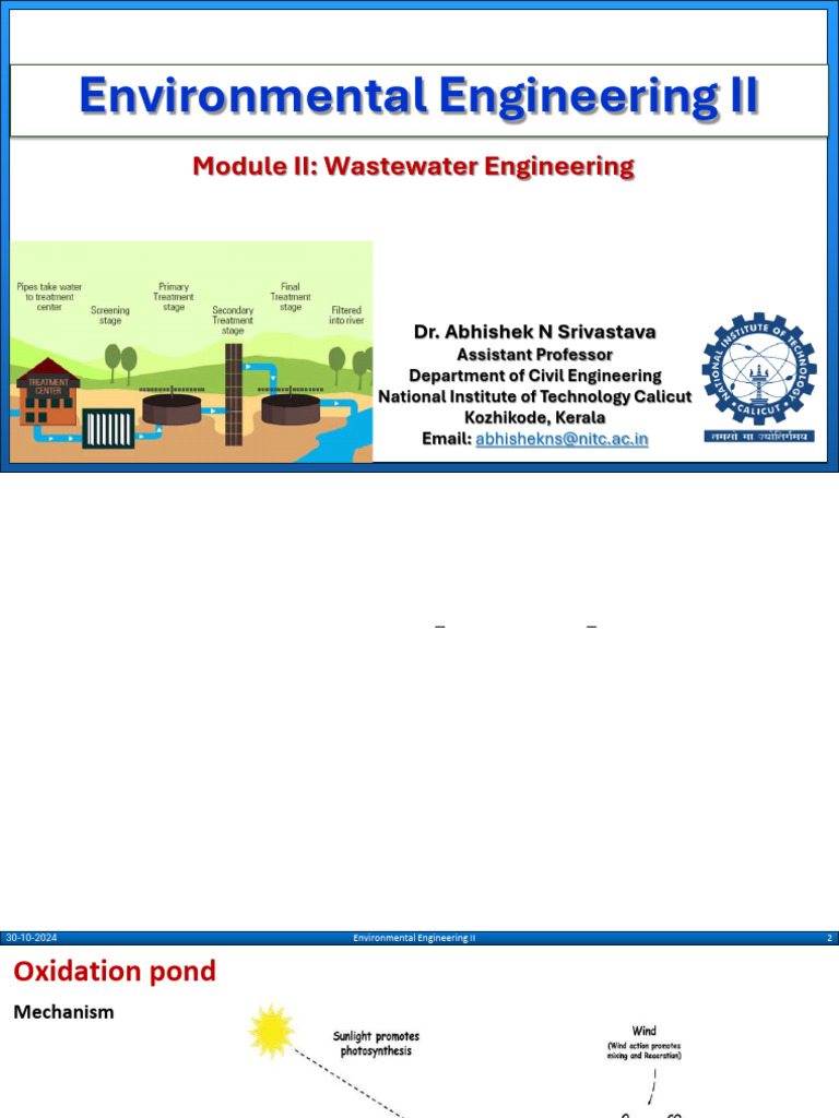 Wastewater Engineering Overview | PDF | Sewage Treatment | Waste ...