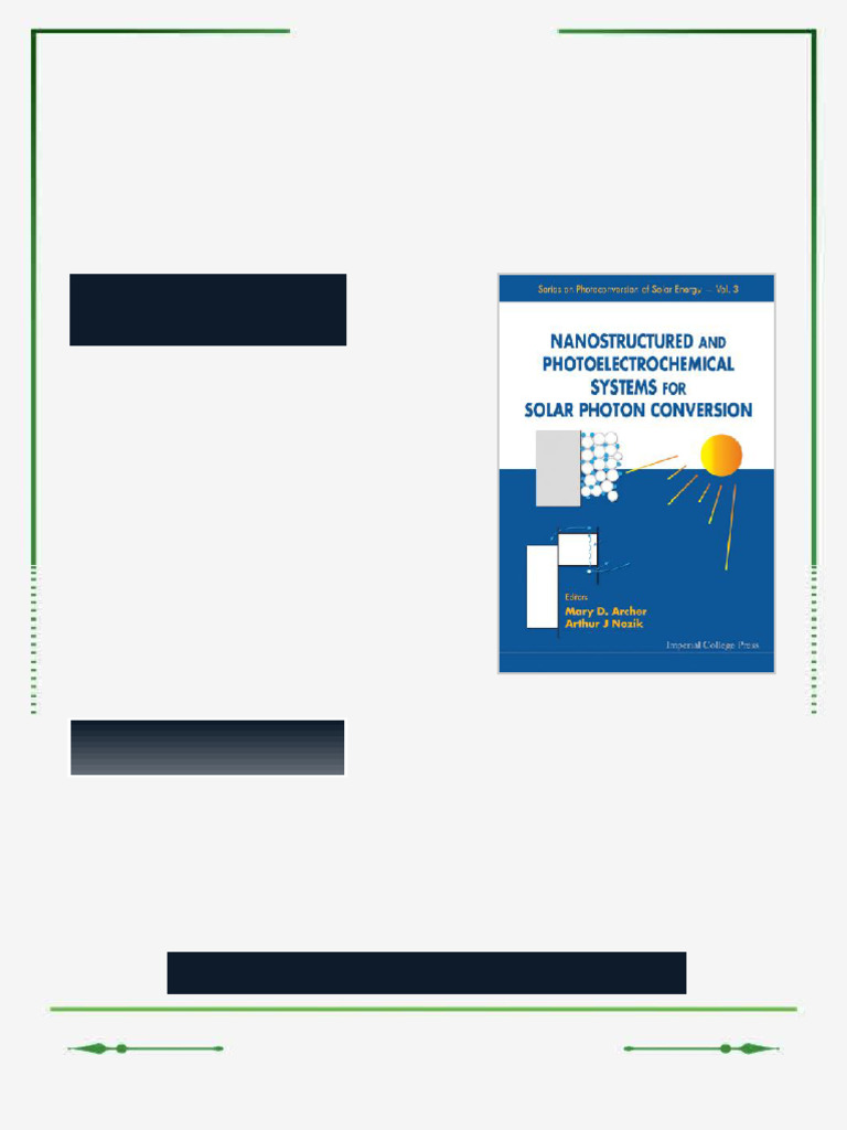Photochemical Photoelectrochemical Approaches to Solar Energy ...