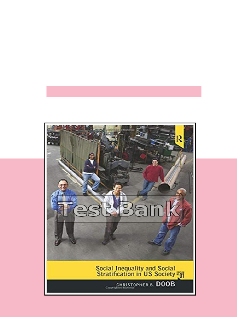 Social Inequality and Social Stratification in U.S. Society 1st Edition ...