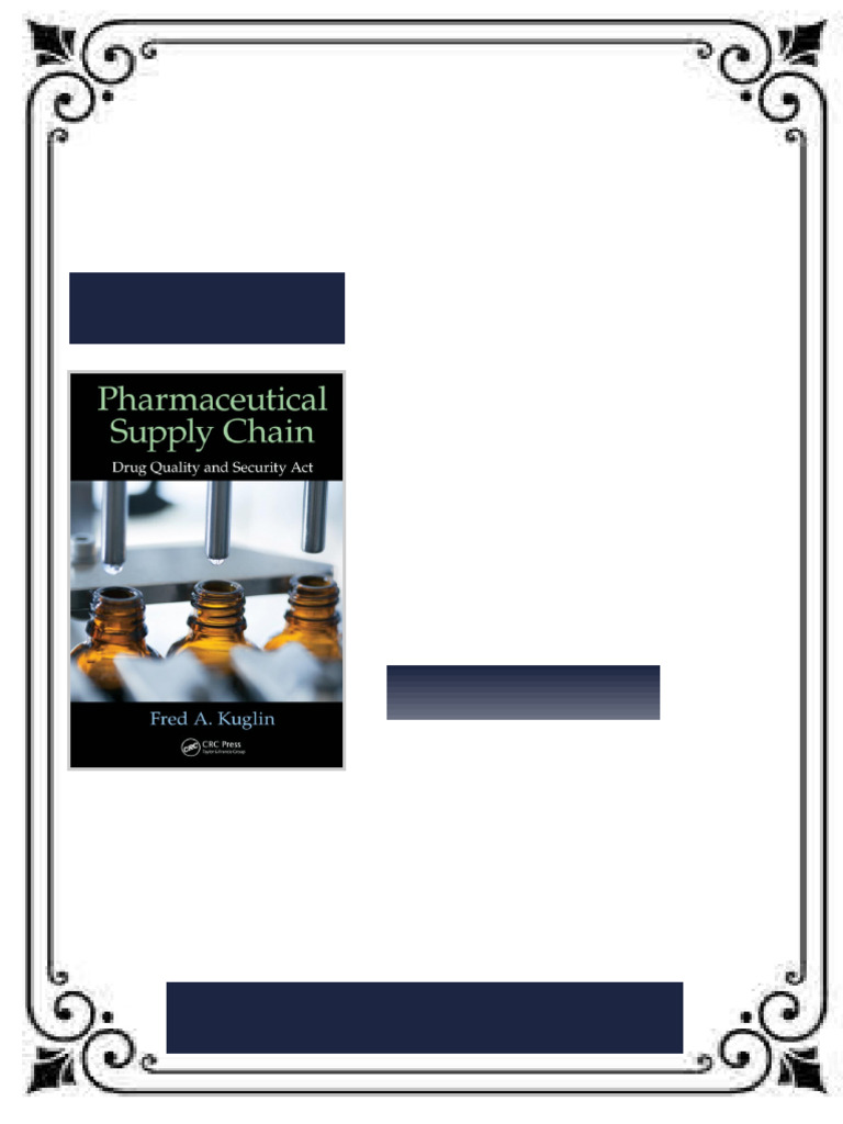 Pharmaceutical Supply Chain Drug Quality and Security Act 1st Edition ...