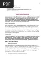 PACFA Ethical Standards for Counselling | PDF | Psychotherapy ...