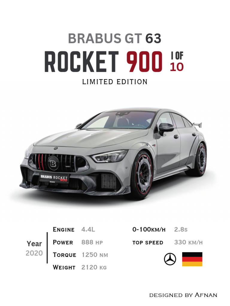 Brabus GT63 Rocket 900 | PDF