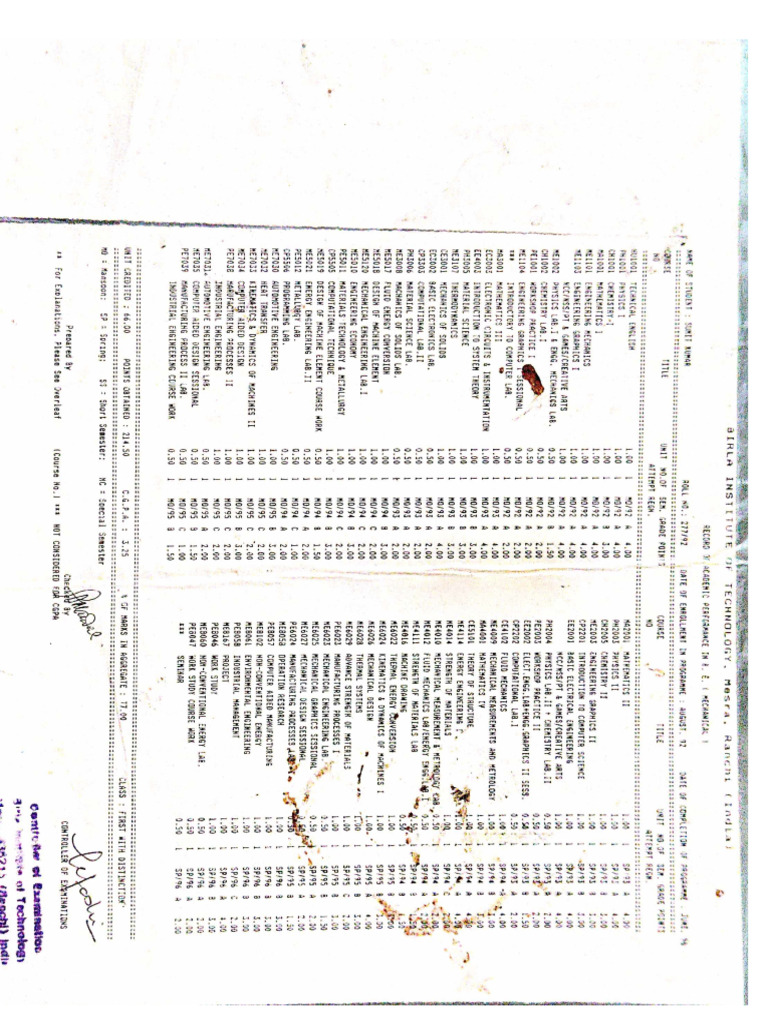 BE Marks | PDF