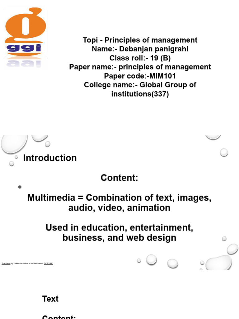 Principal of Management-Debanjan Panigrahi_MIM101 | PDF | Multimedia ...