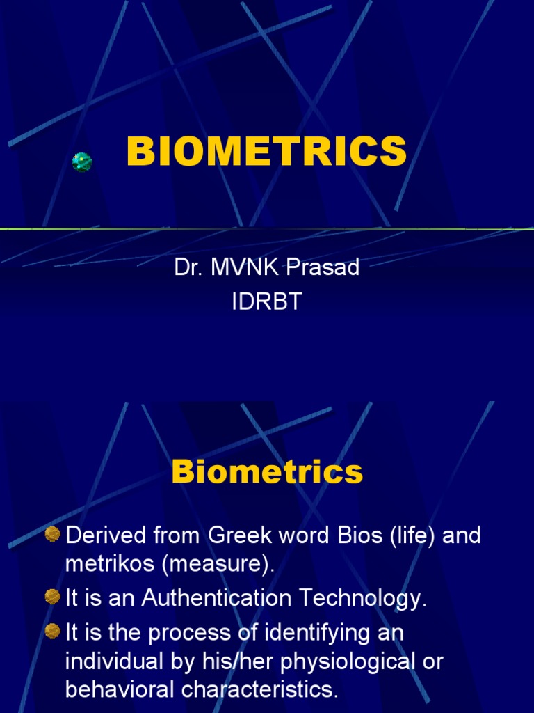 Biometrics | PDF | Biometrics | Fingerprint