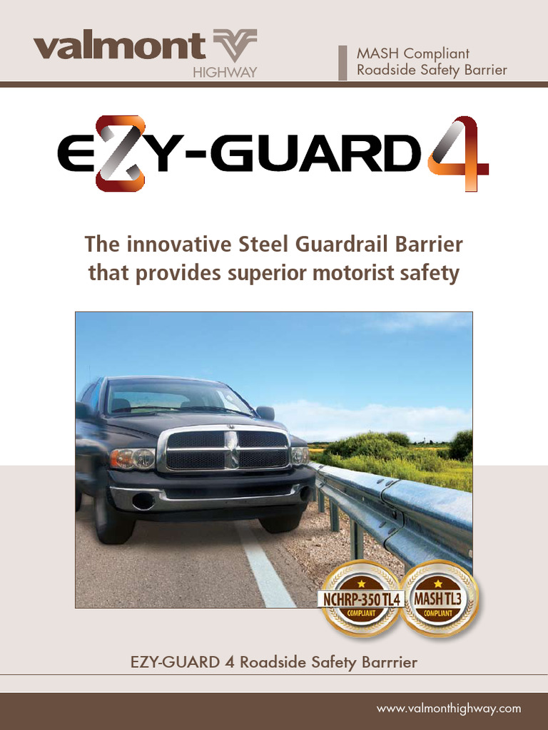 Ezy Guardrail - Mash Tl3_low Containment System (Valmont Highway) | PDF ...