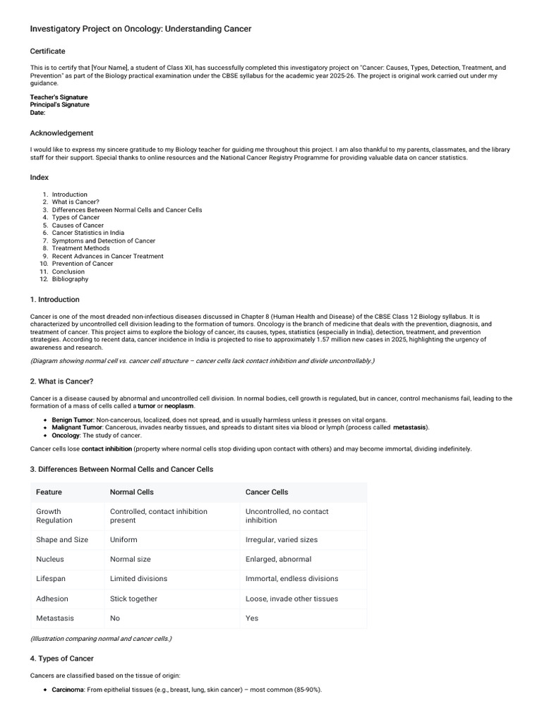 onco 1 | PDF | Cancer | Neoplasms