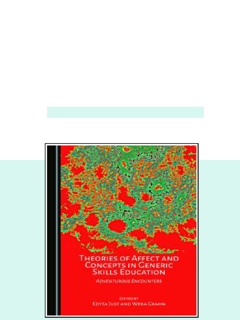 (Ebook) Theories of Affect and Concepts in Generic Skills Education ...