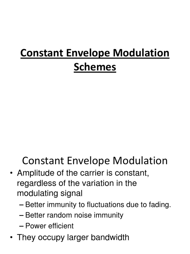 FSK Modulation Techniques | PDF | Data Transmission ...