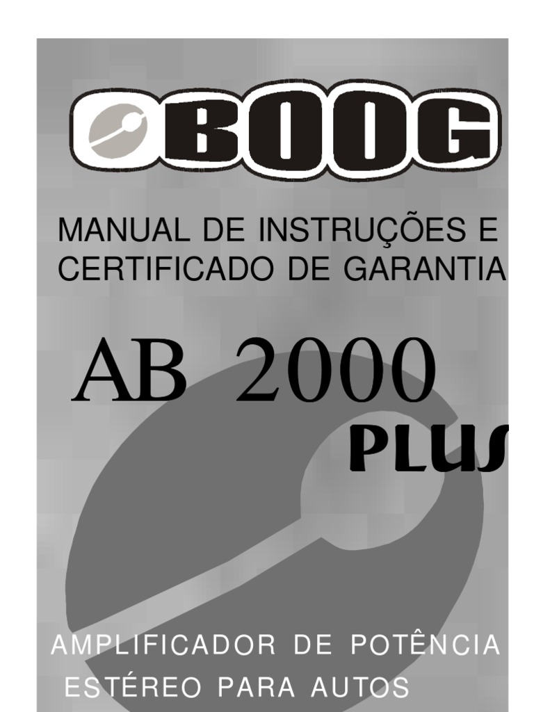 Manual Ab 2000 | PDF | Eletrônicos | Eletricidade