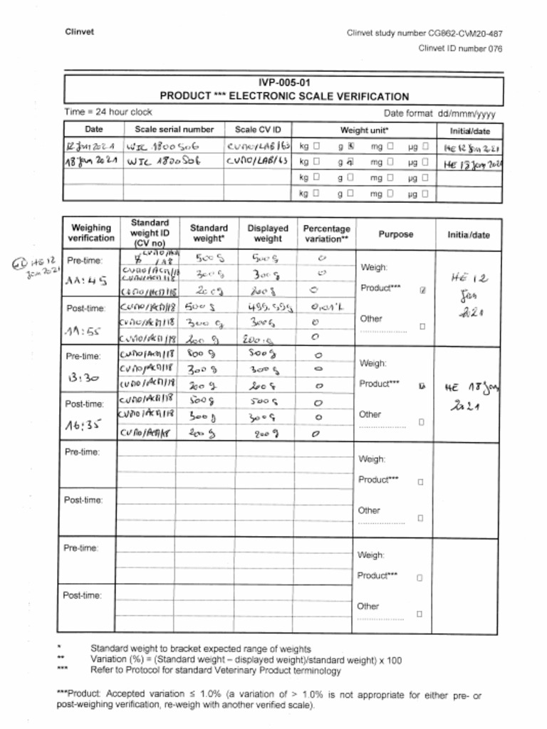 2.electronic Scale Verification | PDF