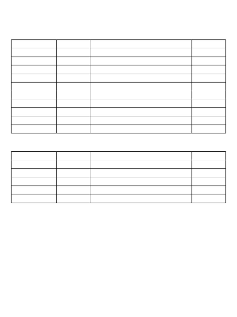 Access Table Structures | PDF