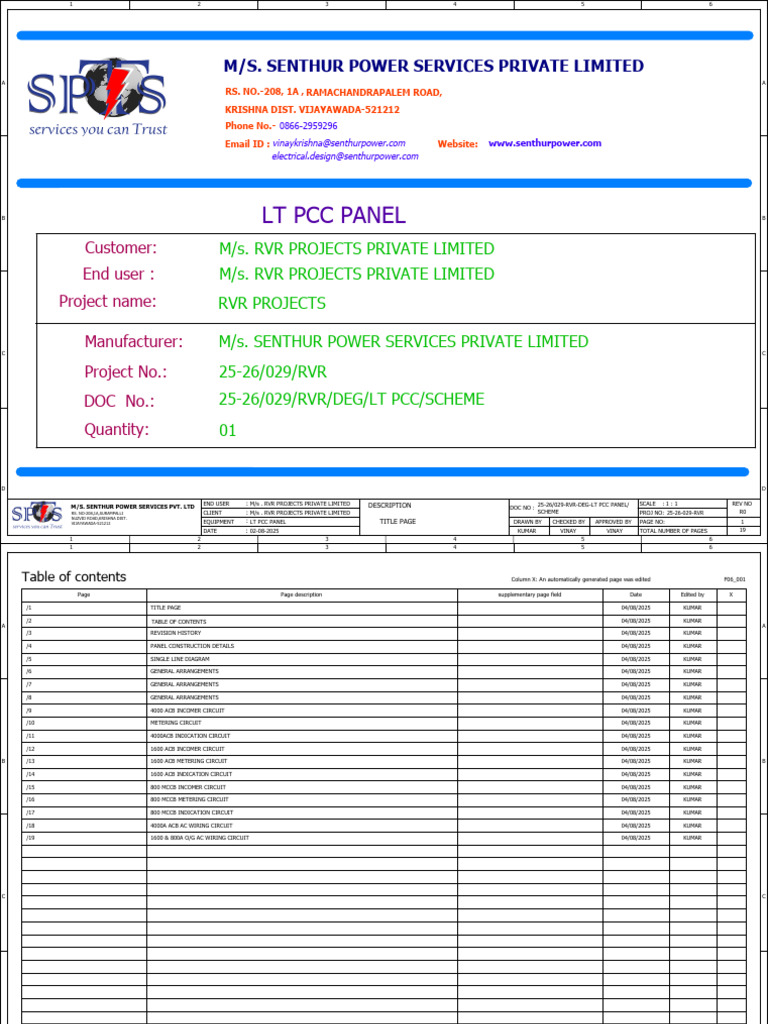 LT PCC Panel Design and Details | PDF | Mains Electricity | Electrical ...
