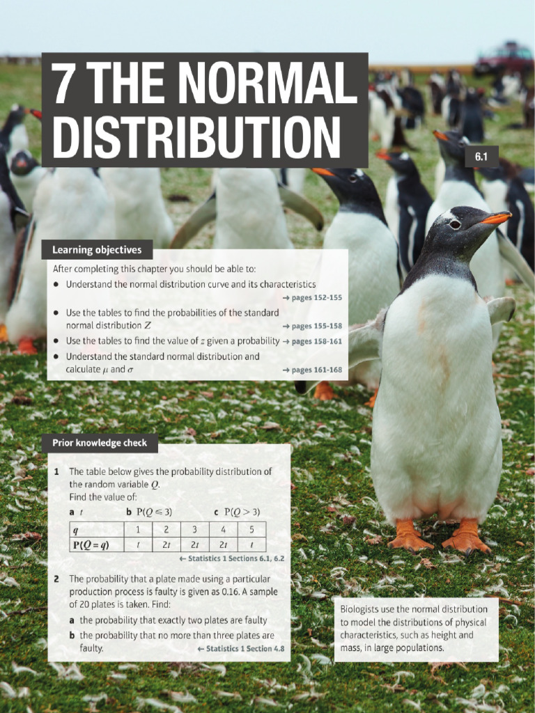 Ch 7 Normal Distrbution | PDF