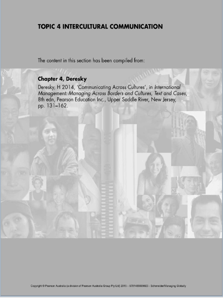 Topic 4 - Intercultural Communication | PDF