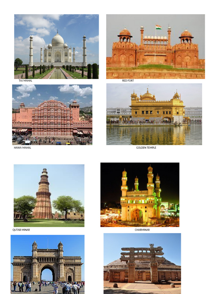 Iconic Indian Landmarks Overview | PDF