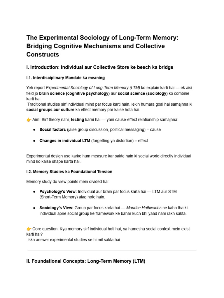 The Experimental Sociology of Long-Term Memory_ Bridging Cognitive ...