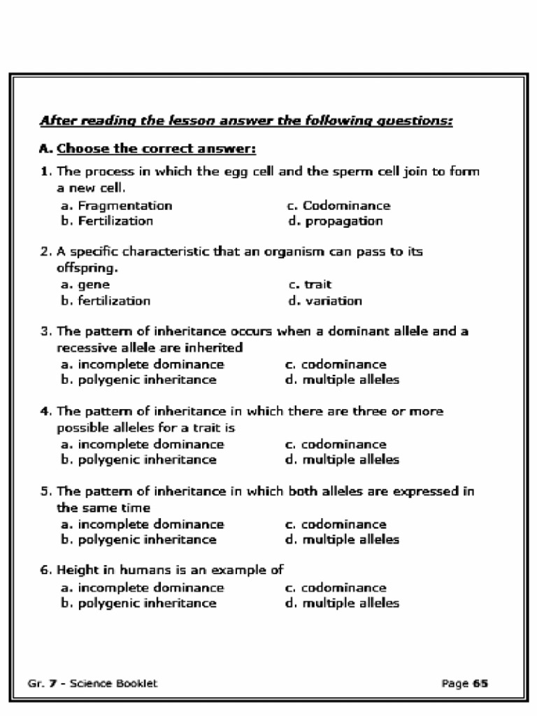 Patterns of Reproduction | PDF