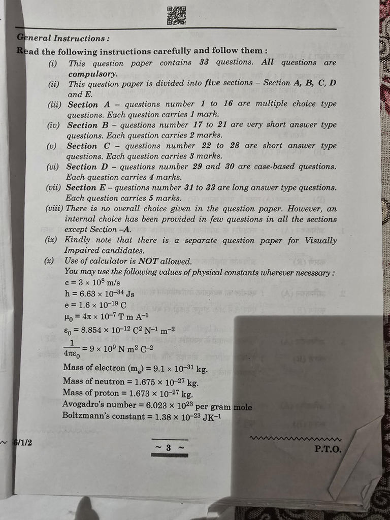 Comprehensive Exam Instructions and Format | PDF | Reaction Rate ...
