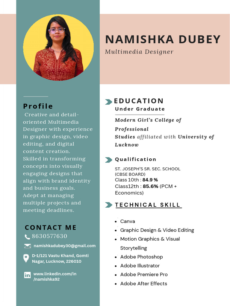 Multimedia Designer Resume | PDF | Multimedia | Graphic Design