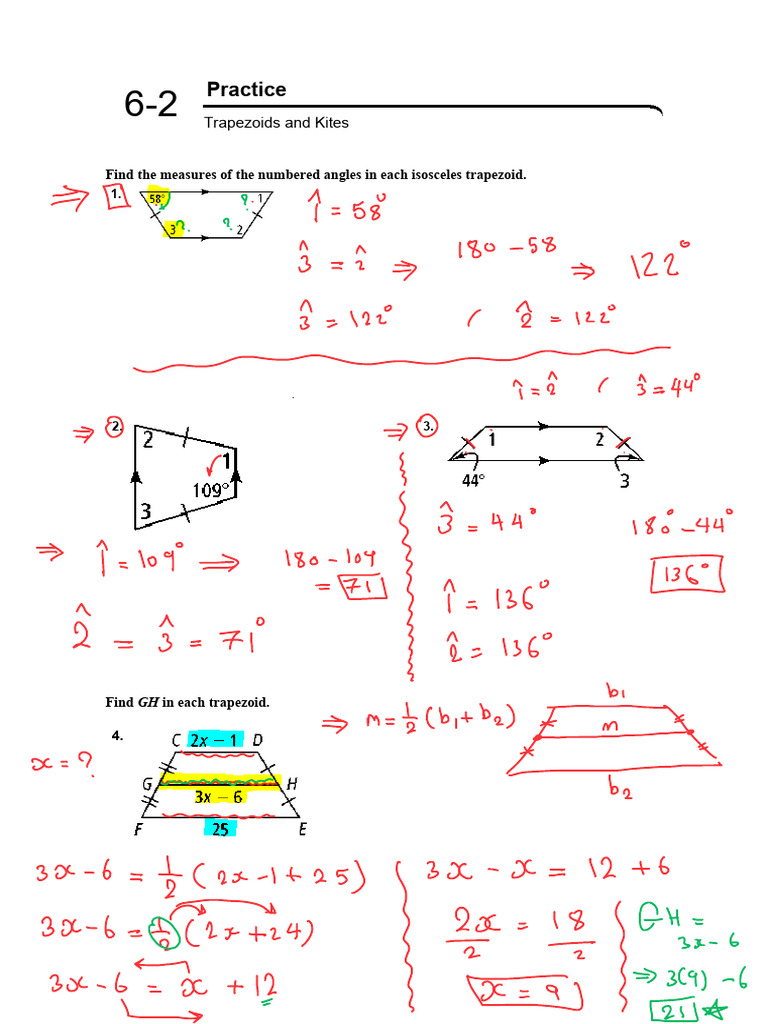 Lesson 6-2 Extra Practice | PDF