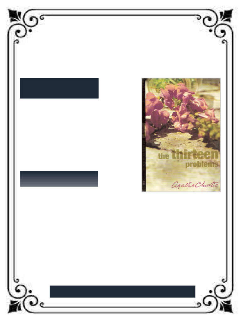 The Thirteen Problems Miss Marple Agatha Christie ebook core content ...