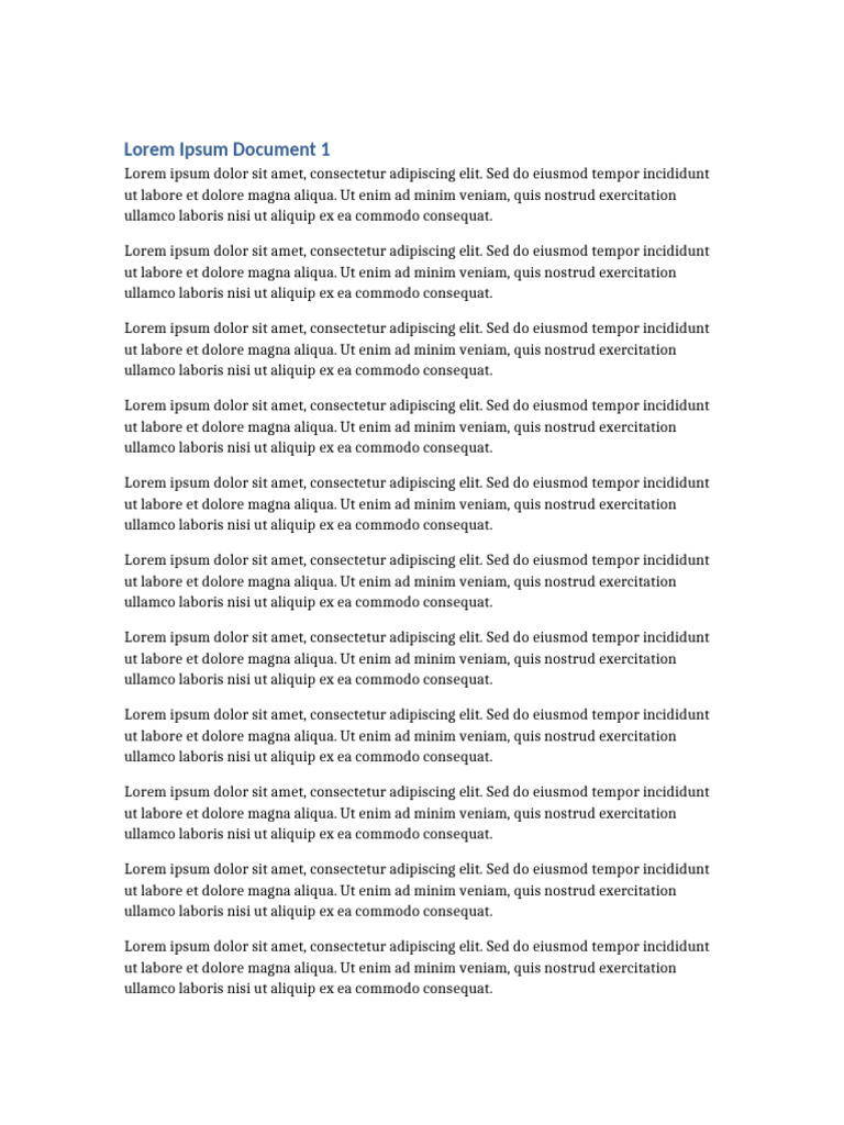 Lorem Ipsum 1 | PDF