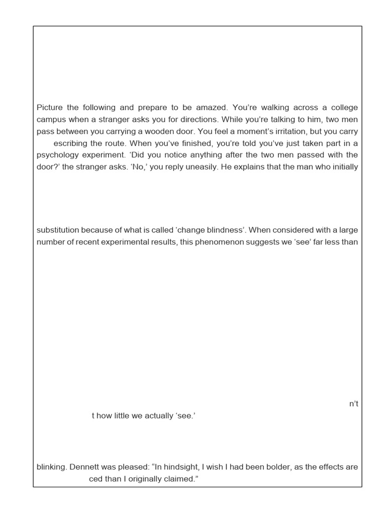 Test 14 READING PASSAGE 3 | PDF | Attention | Memory