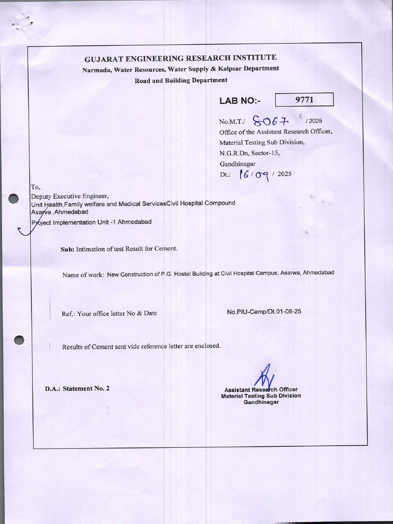 Cement 9771 | PDF