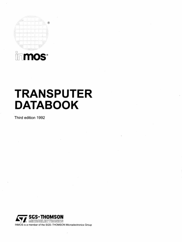 Inmos - Transputer Databook 3e | PDF | Electrical Engineering | Manufactured Goods