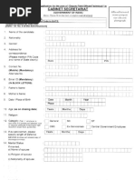 Central OBC Certificate Format | PDF | Government Of India | Government